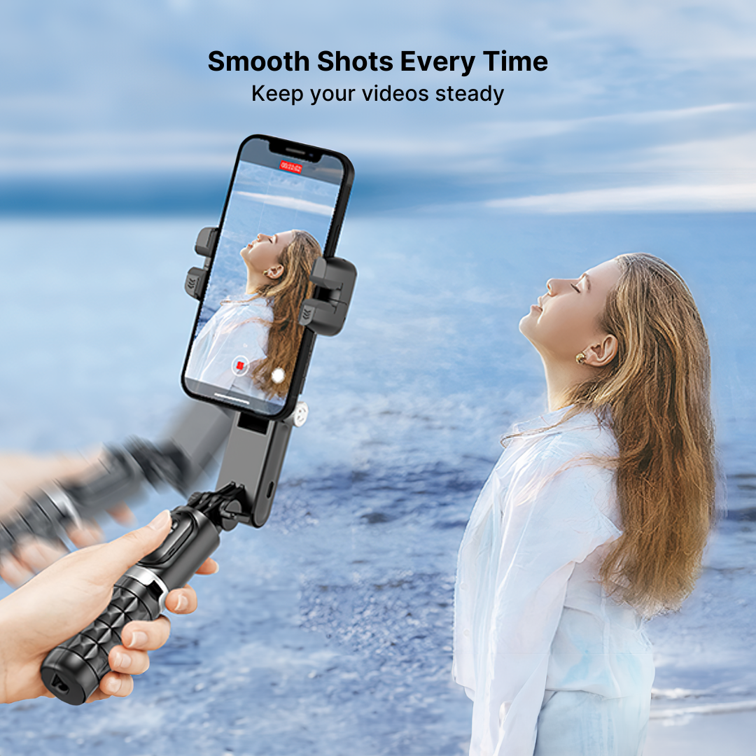 AutoFocus Tripod for Creators (360, Face Tracking, Selfie Stick, Light ...