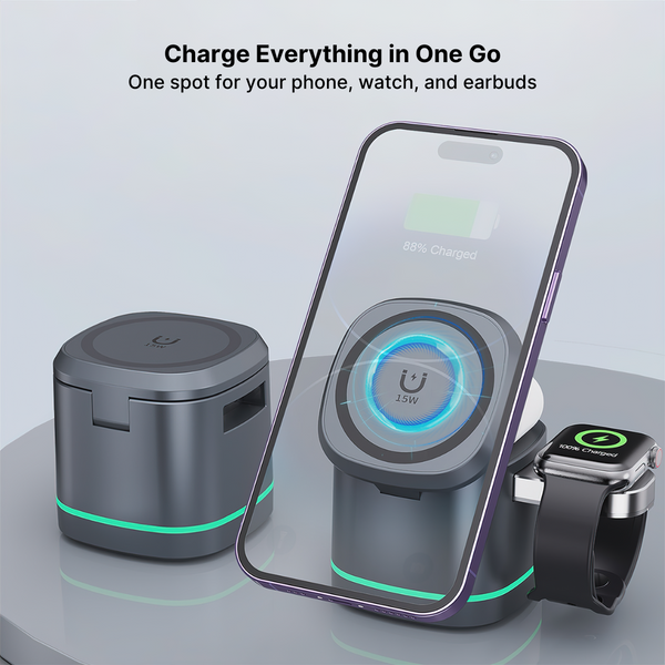 3-in-1 Apple Charging Pod – BlueBolt Chargers